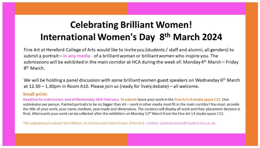 Celebrating Brilliant Women: HCA Student-led International Women’s Day ...