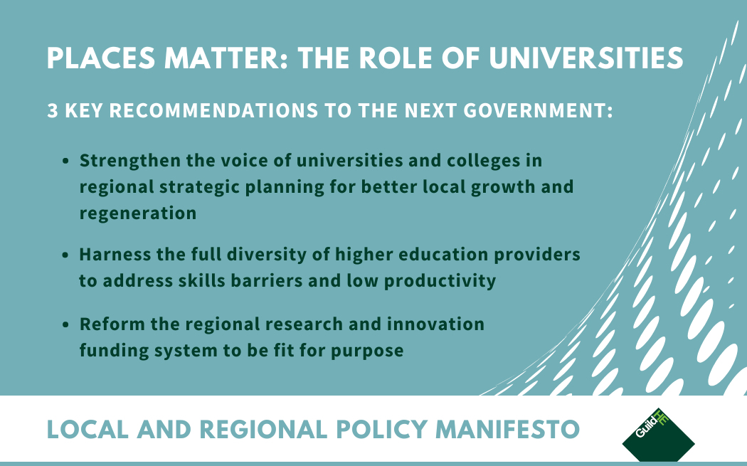 GuildHE launches Local and Regional Policy Manifesto | GuildHE